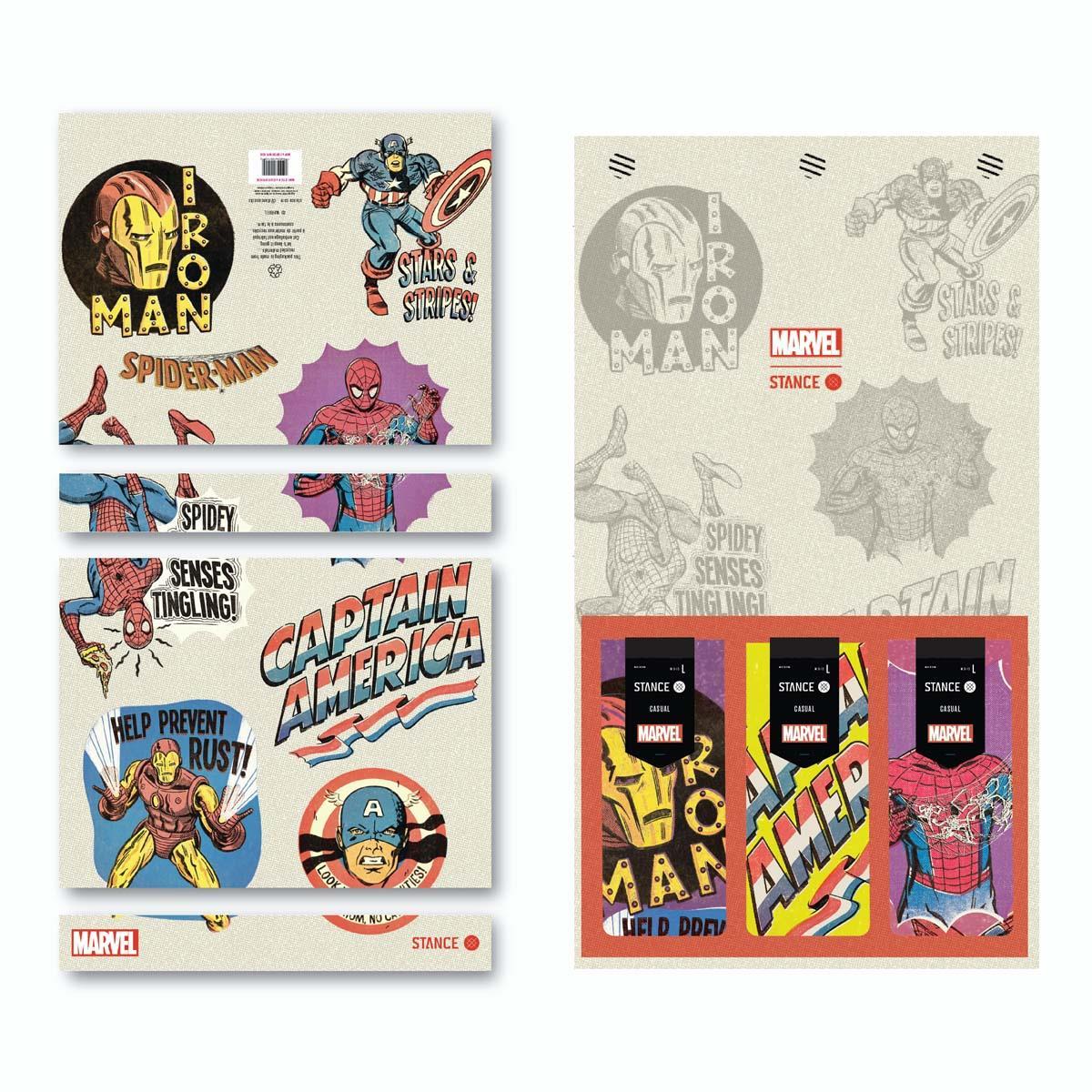 Stance Unisex The Marvel Box Set | Snowboards.com